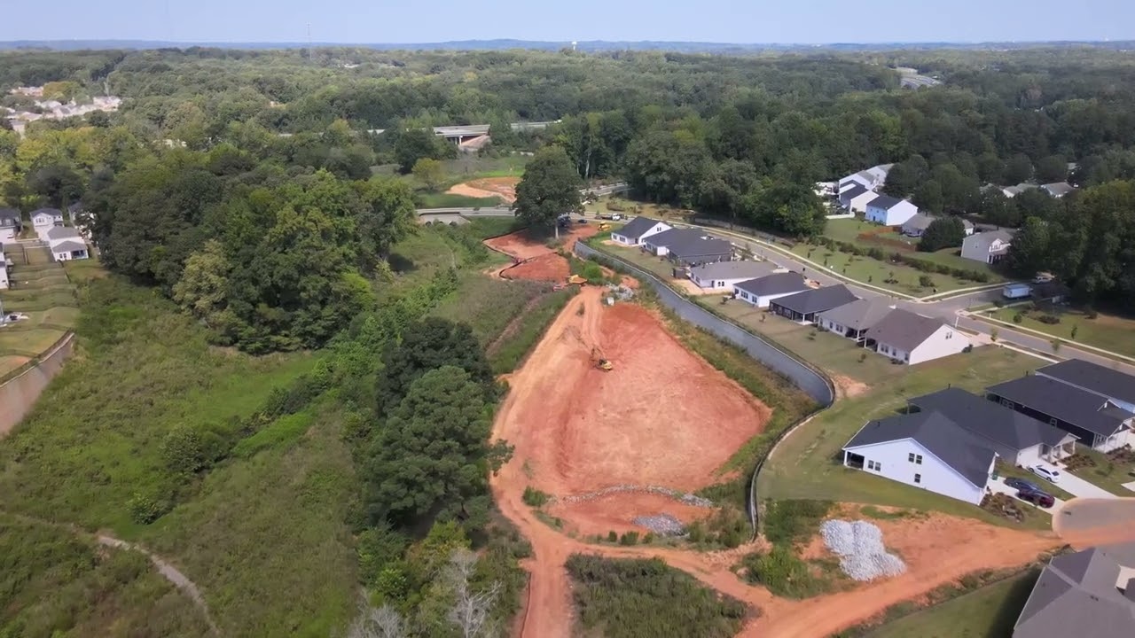 Walking Trail Construction, in Larkhaven Hills - YouTube