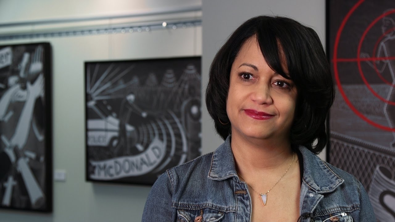 Artist Justyne Fischer on her solo art exhibit "Social Memorial" & the ...