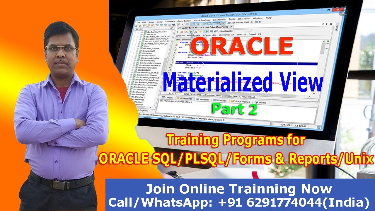 Oracle Materialized Views Materialized Views In Oracle Materialized Views Part 2 Youtube