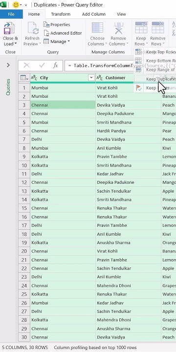 Duplicate Values With Multiple Columns Using Power Query Exceltech Excel Exceltricks 8904