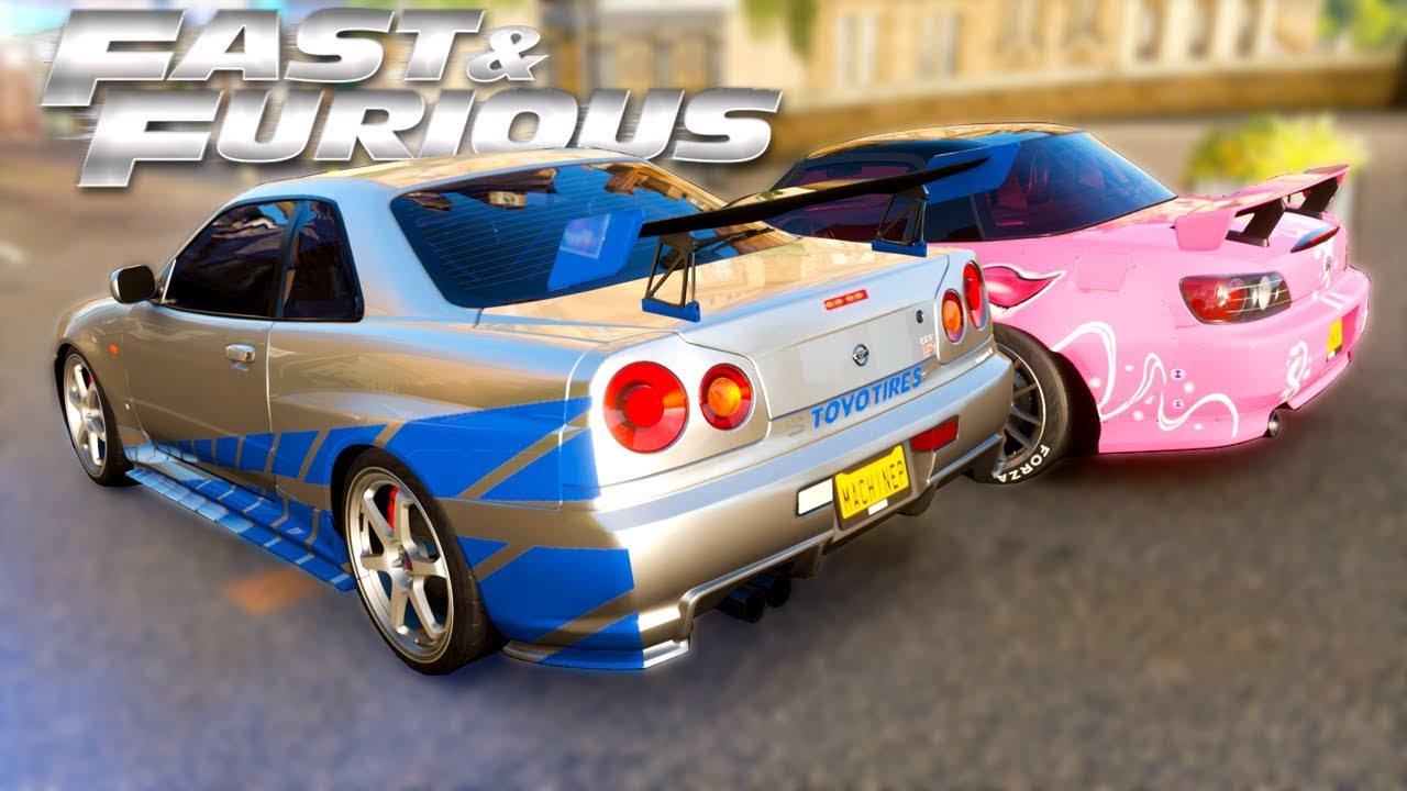 RACHA VELOZES E FURIOSOS BRIAN VS SUKI! FORZA HORIZON 4 - YouTube
