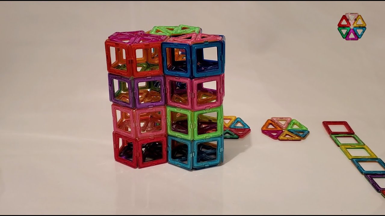 Build a Tower | Magnet Shapes - YouTube
