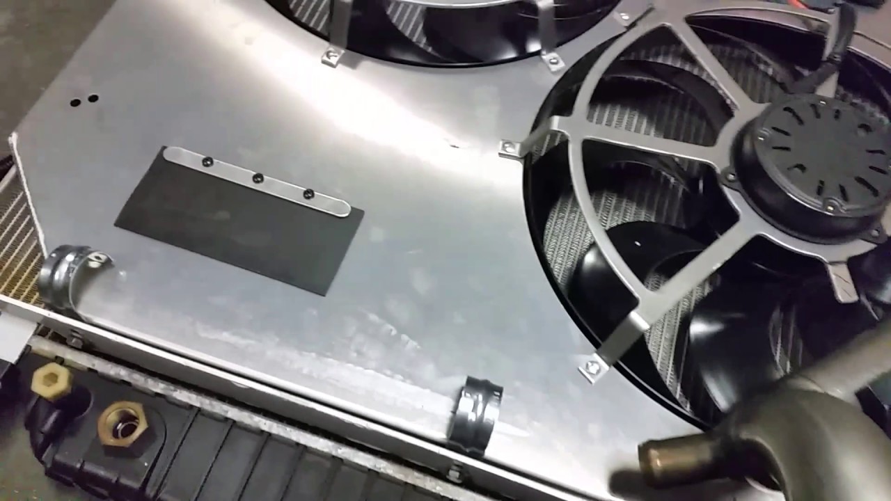 Review of a Flex-A-Lite radiator fan install 2.5of3 Ford Cummins ...