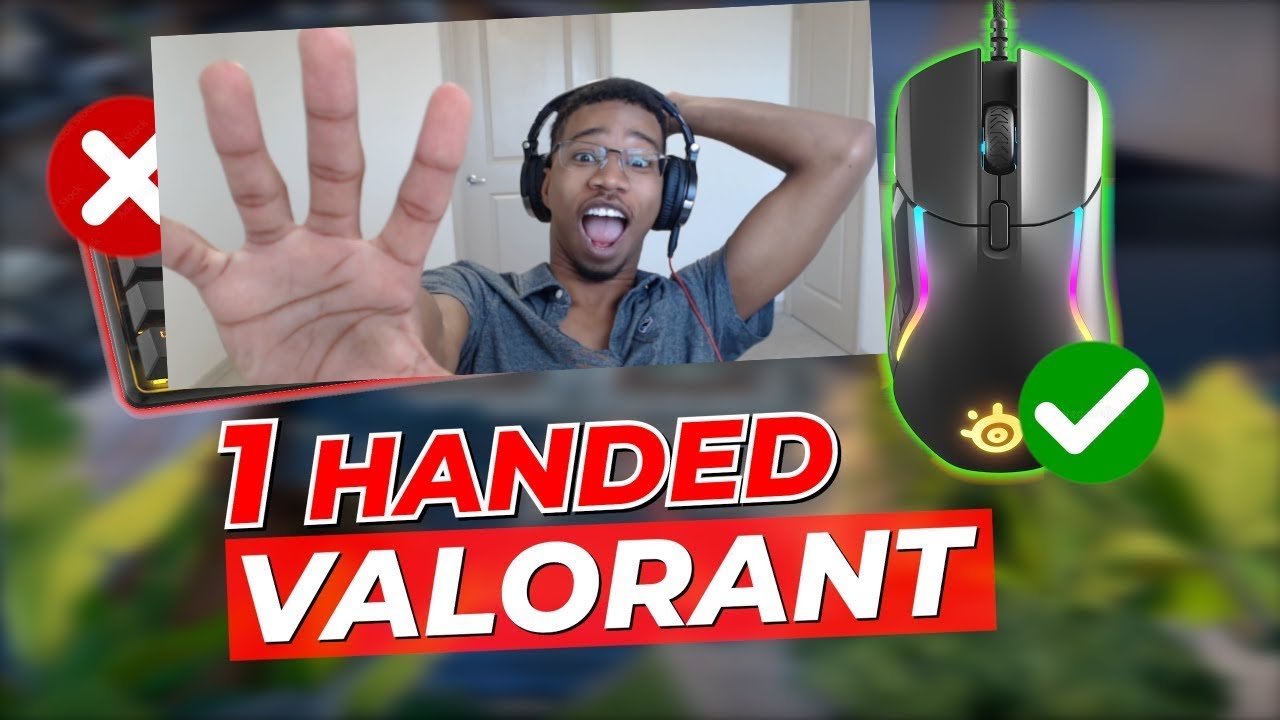 Playing Valorant with ONE HAND! - YouTube