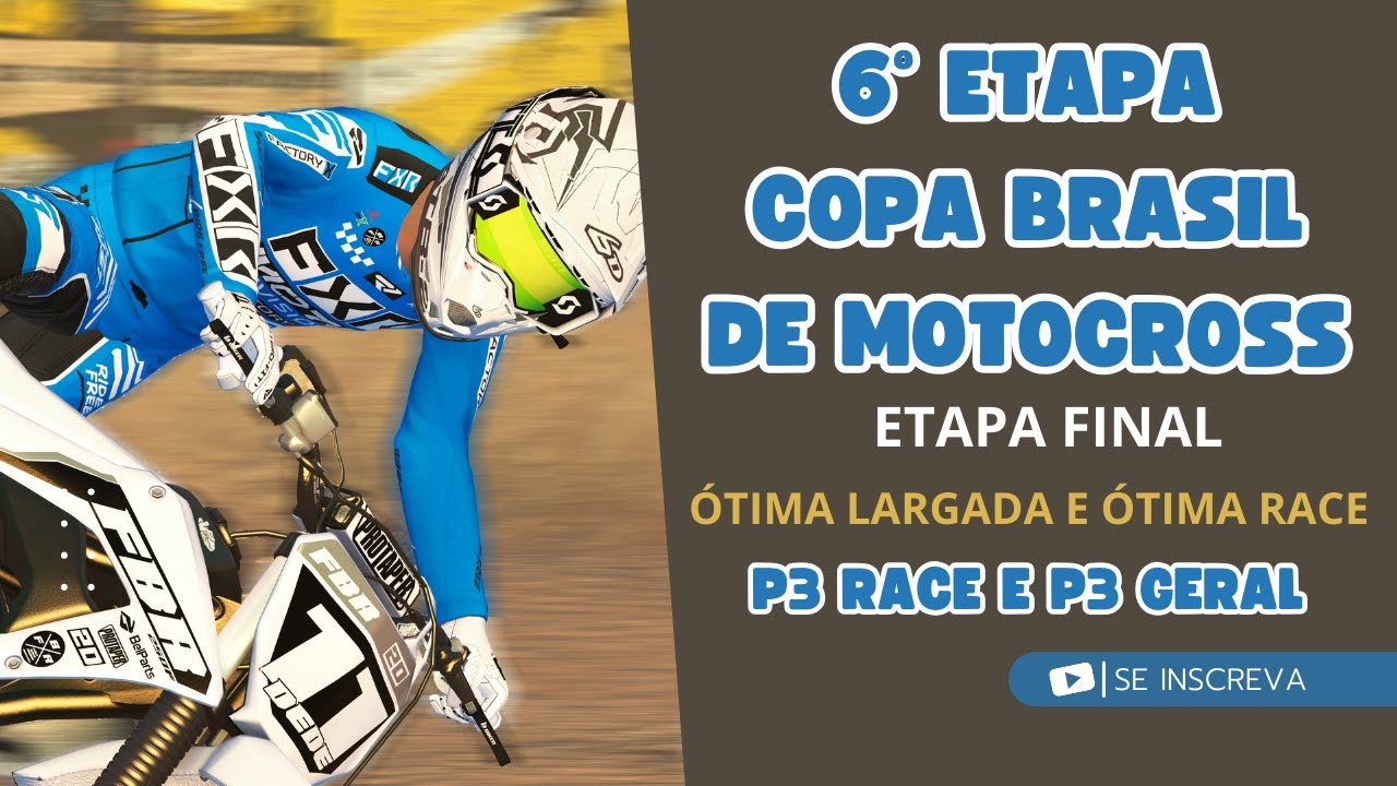 CONSTÂNCIA DO COMEÇO AO FIM!!! ETAPA FINAL COPA BRASIL DE MOTOCROSS ...