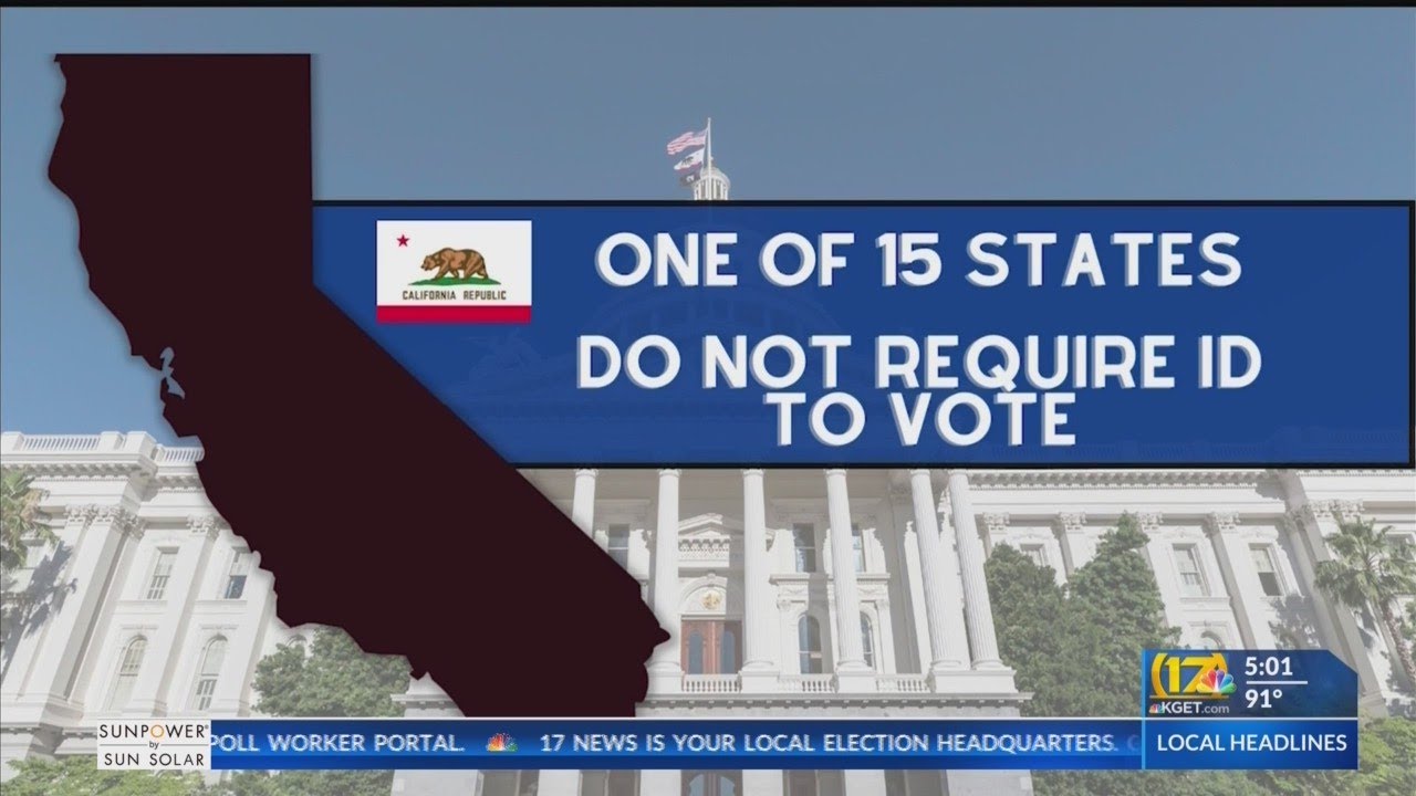 California does not require an ID to vote in most elections - YouTube