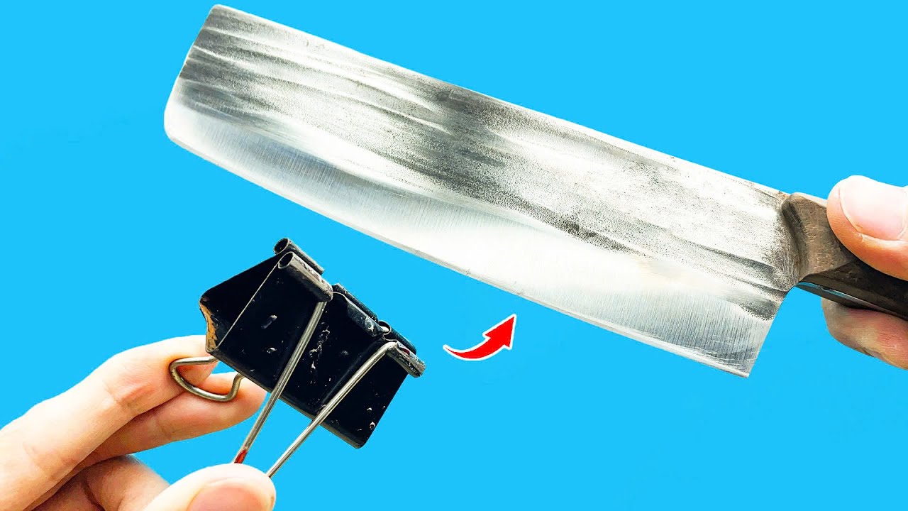 KNIFE Like Razor Sharp in 2 Minutes! Sharpen A Knife With THIS AMAZING ...