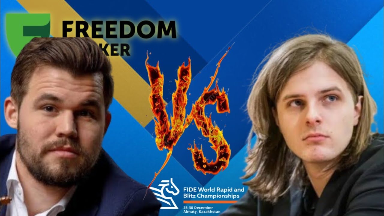 Magnus Vs Rapport, Richard || FIDE World Blitz Chess Championship - YouTube