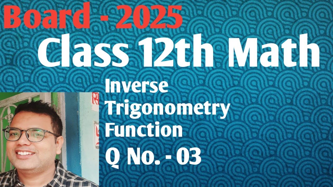 Class 12th Math PYQ (2023) ITF Long Question - YouTube