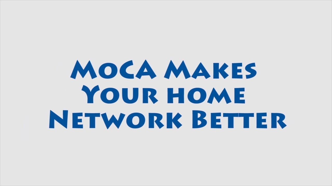 How to improve your home networking with MoCA - YouTube