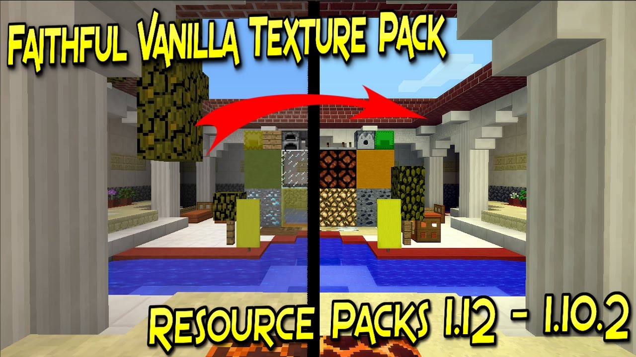 Faithful Vanilla| Resource pack | Para Minecraft 1.11.2 – 1.10.2 ...