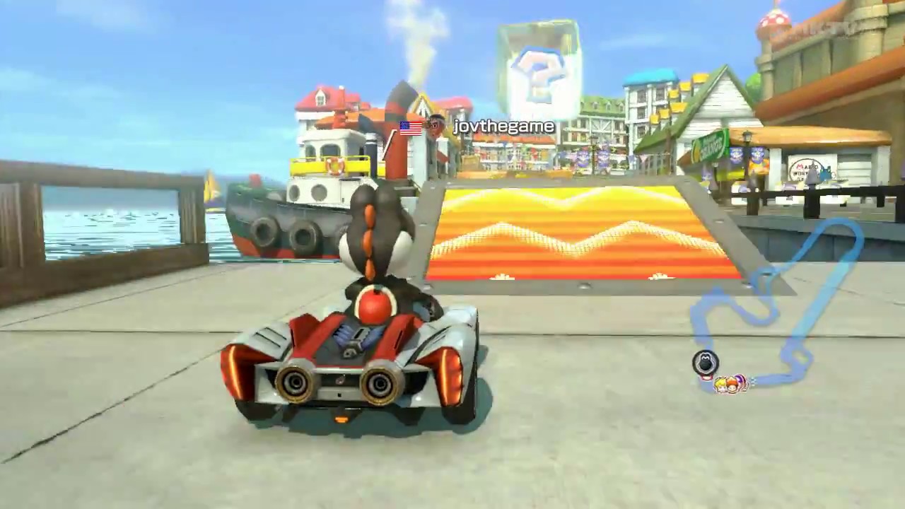 NPG MK8 Online Marathon Day 2 - Toad Harbor "Black Yoshi's Time" 2/13 ...