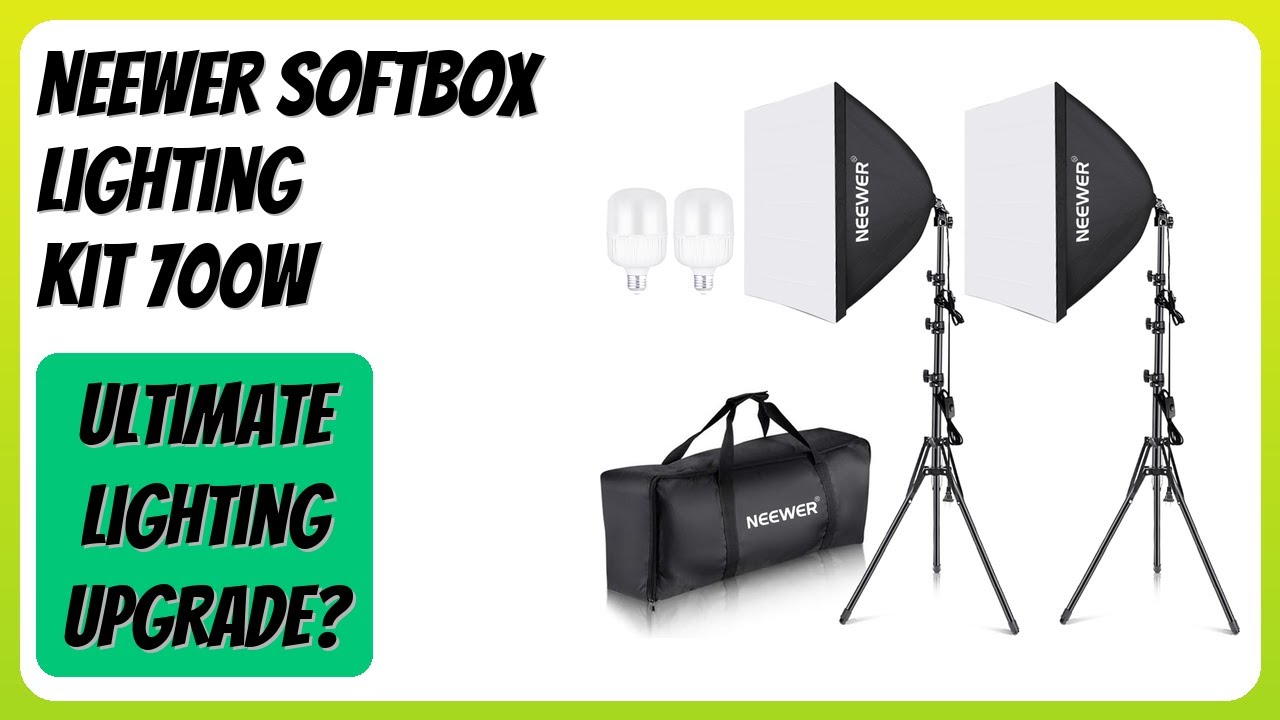 REVIEW (2026): NEEWER Softbox Lighting Kit 700W. Features - YouTube