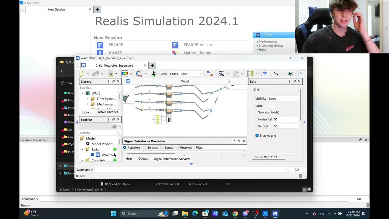 Realis Wave Tutorial Part 1 - Basics of Running a simulation and getting results - YouTube