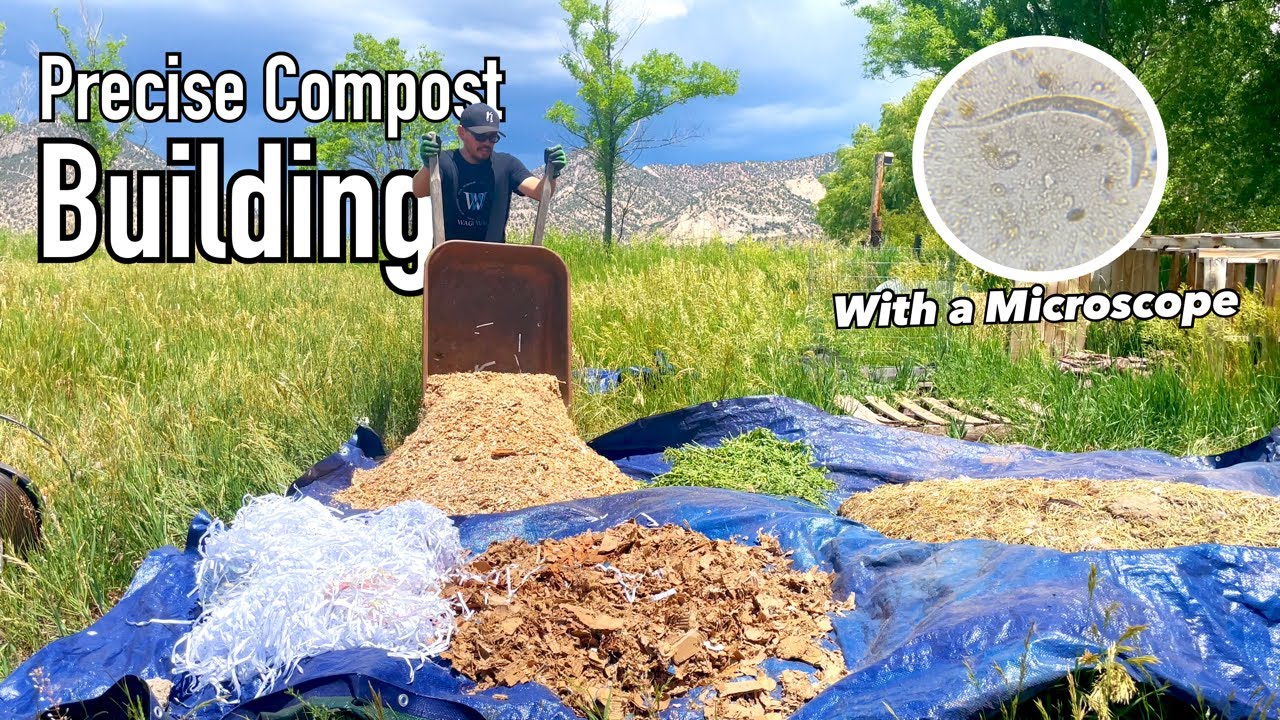 The precision when building compost with a microscope / with Dr Elaine ...