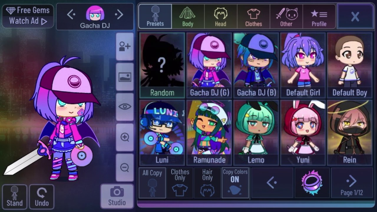 How to Make Panty and Stocking in Gacha Club - YouTube