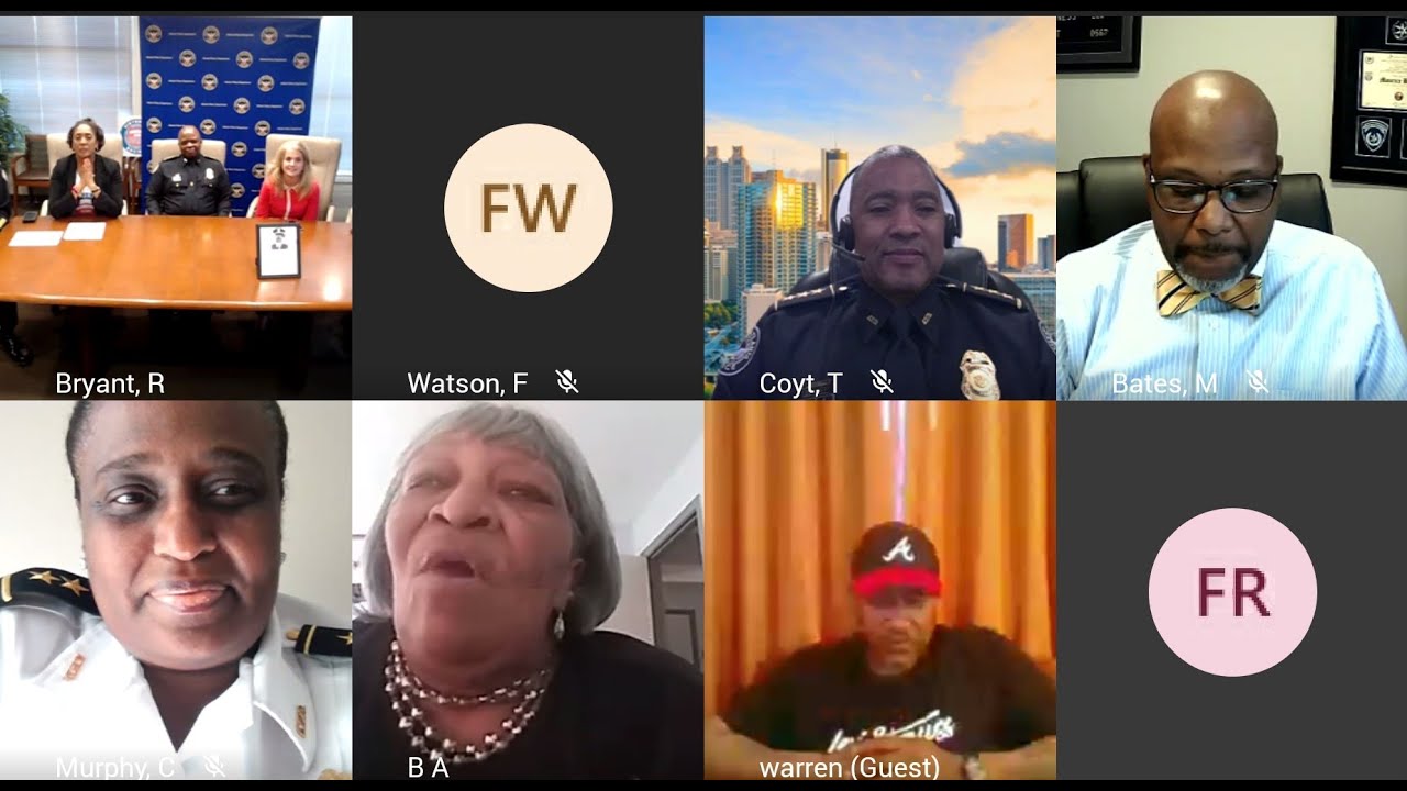 Virtual Meeting with Ofc. Linnie Juanita Hallmon Booker - YouTube