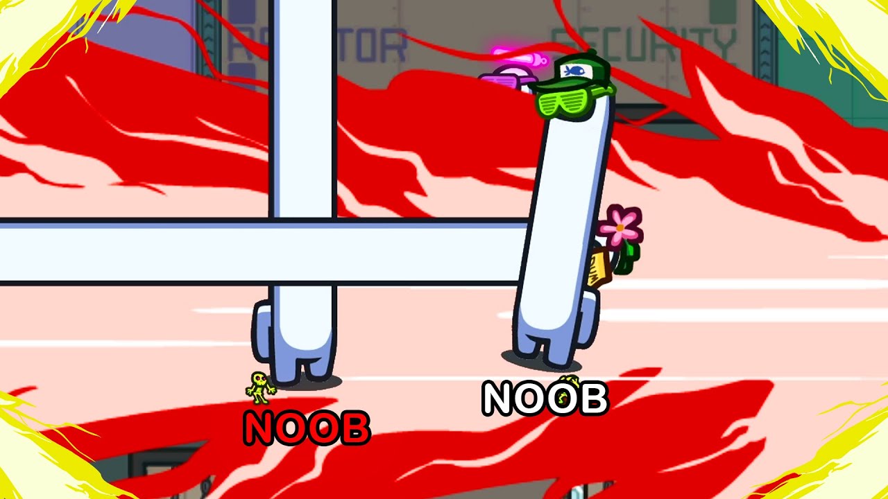 Among Us but everyone is NOOB 🙂 - YouTube