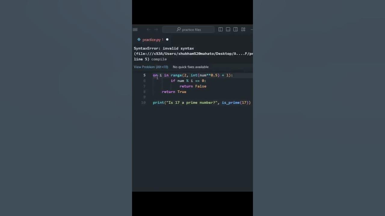 Check If A Number Python Pythonprogrammingcodinglearnpython Pythonforbeginners Youtube