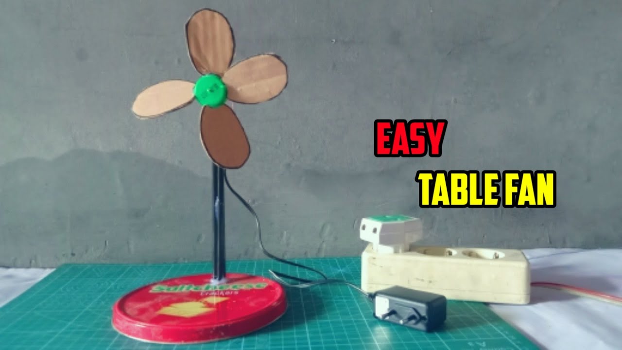 How to make a USB table fan | Very easy DIY at home - YouTube