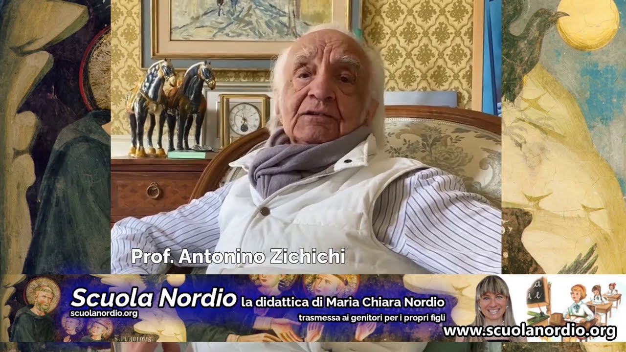 Scuola Nordio: L'augurio del Prof. Antonino Zichichi - YouTube