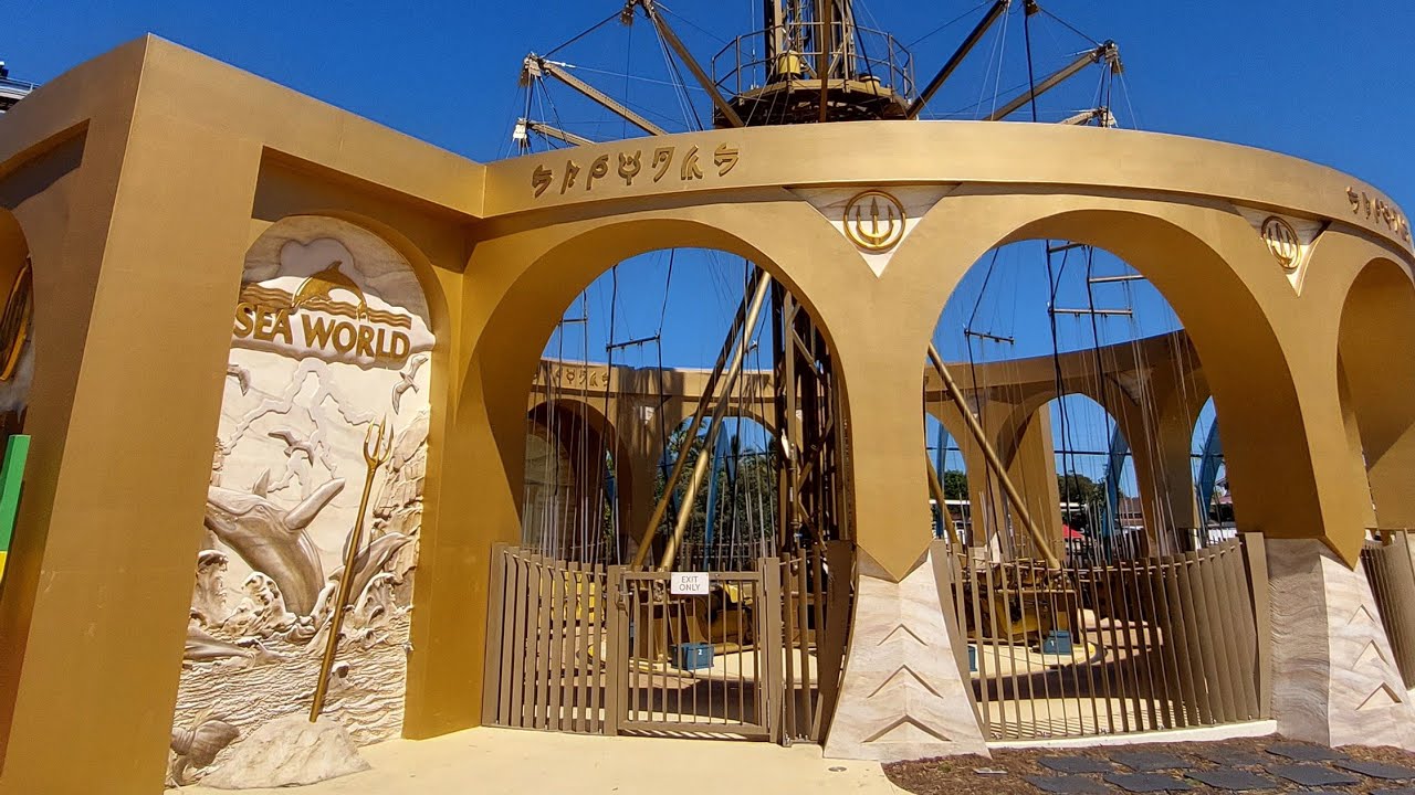 Seaworld on the Gold Coast, did I get to ride Trident - YouTube