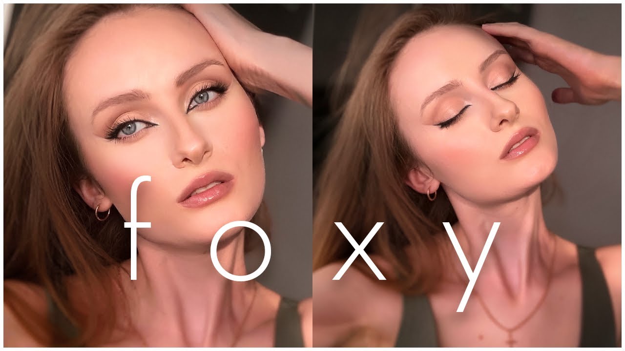 Foxy eye make up 🦊🤩 🔝 трендовый макияж 2020 🔥 - YouTube