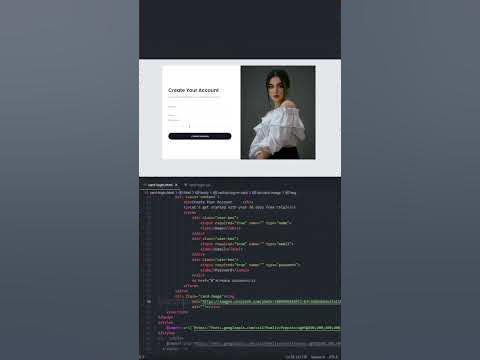 How to Make a Login /Register Page in HTML/CSS #viral #coding #shorts - YouTube