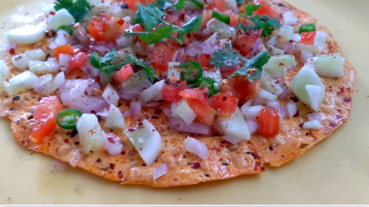 MASALA PAPAD | INSTANT TASTY SPICY SNACK | By Aishwarya - YouTube