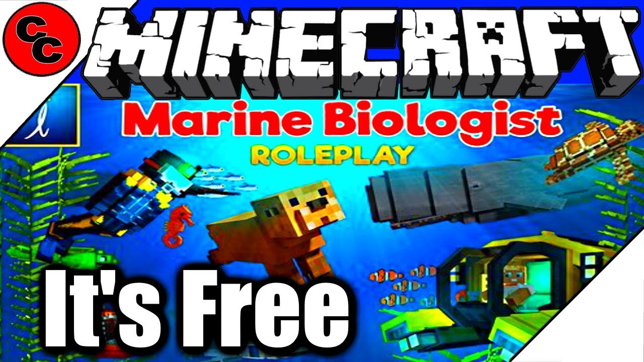 Minecraft: "Marketplace Showcase MARINE BIOLOGIST ROLEPLAY Map " - YouTube