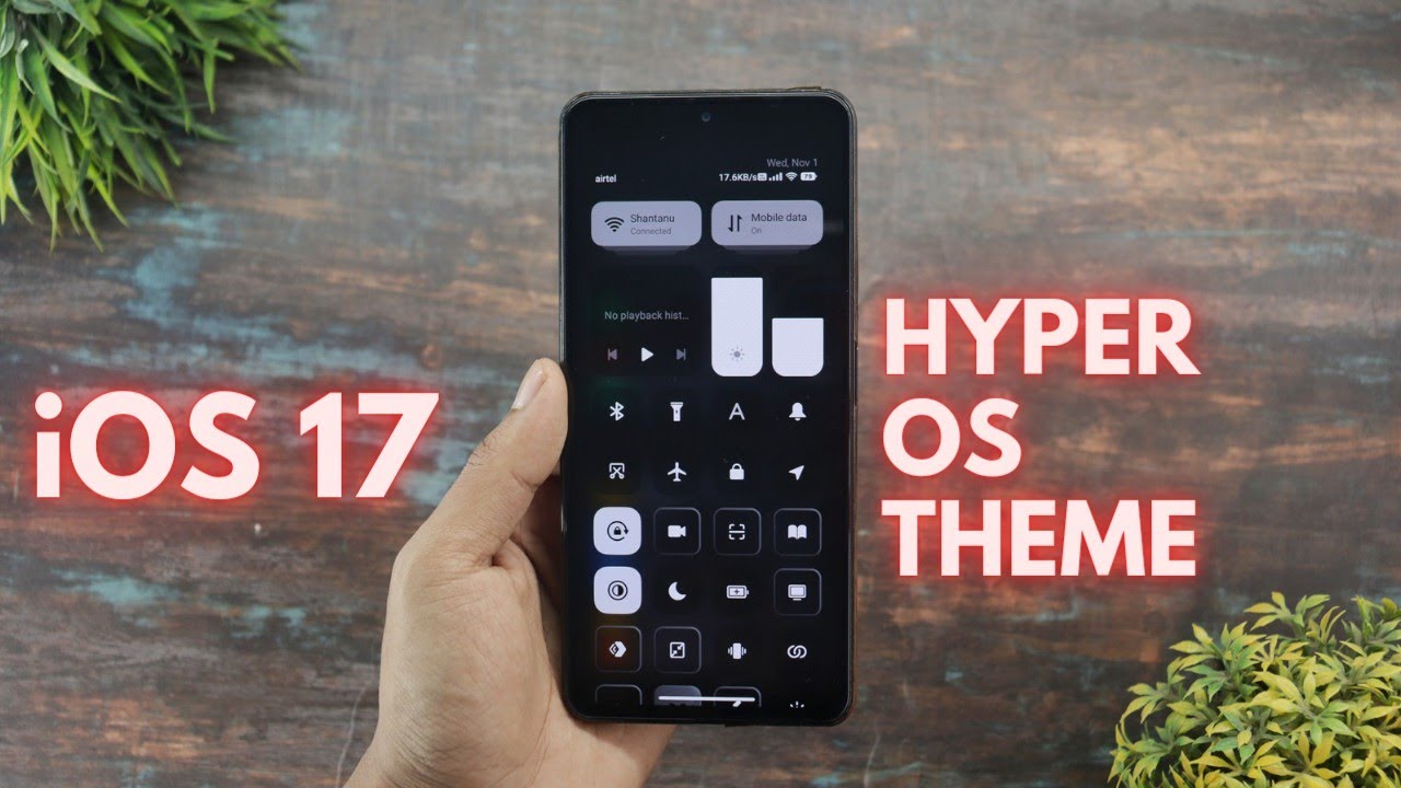 New iOS 17 Modded Theme For Miui 14/Hyper Os | New System UI,Control ...