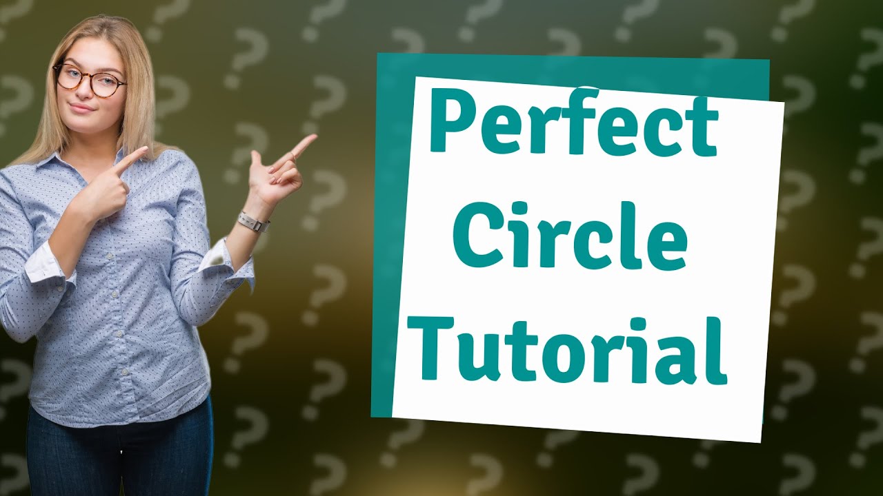 How do you mark a perfect circle? - YouTube