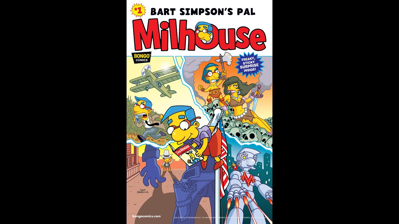 Bart Simpson's Pal Milhouse One Shot Comic - YouTube