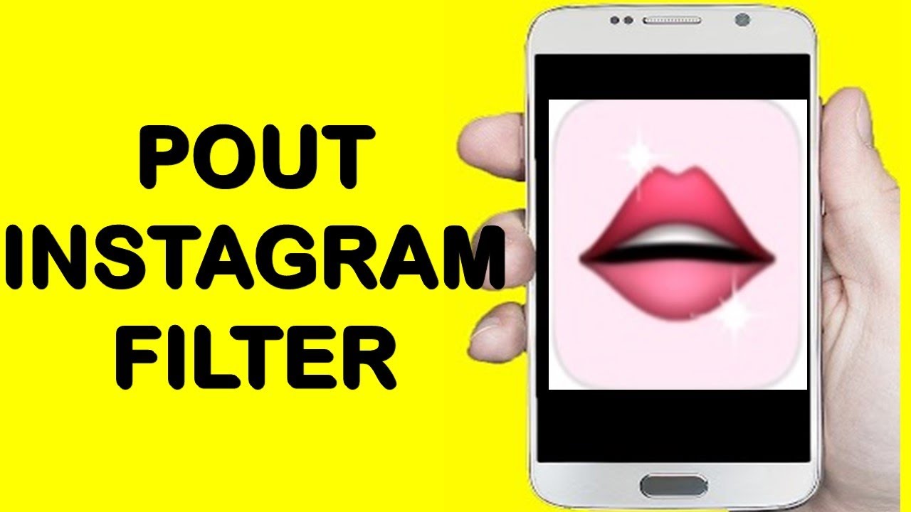 How to get pout filter Instagram | Pout Instagram Filter - YouTube