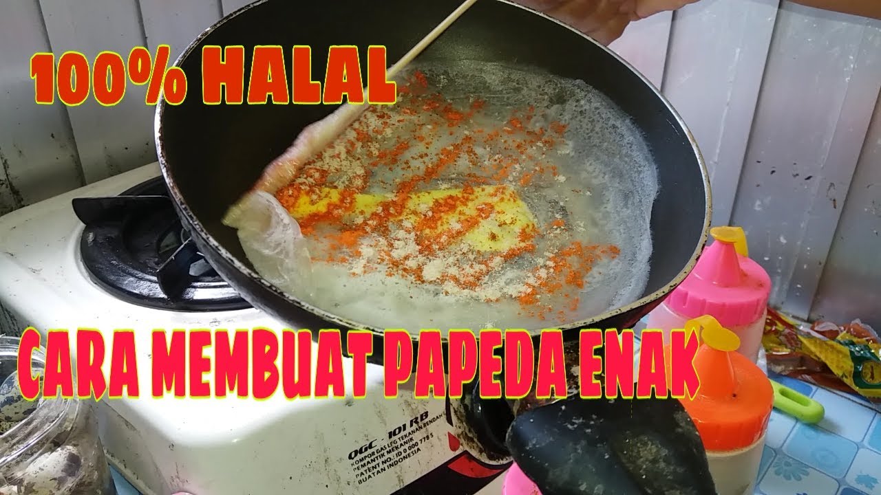 Cara membuat papeda / cilung yang enak - YouTube