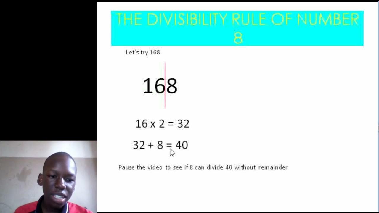 The World's First Easiest Way To Find Numbers Divisible By 8 - YouTube