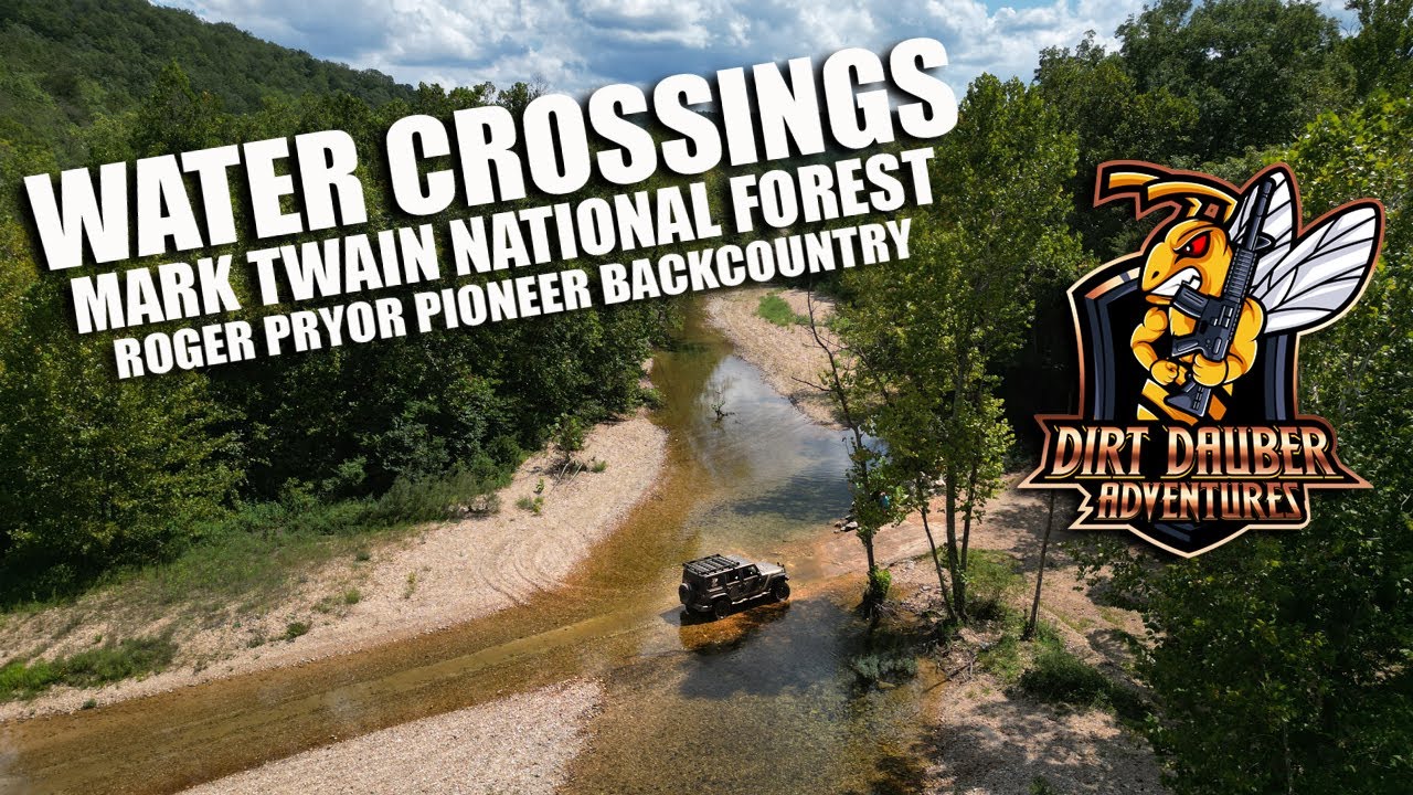 Water Crossings in Mark Twain National Forest - YouTube