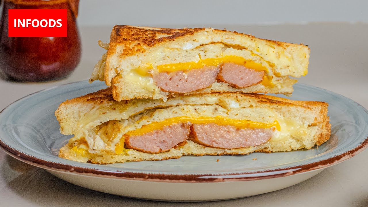 Cheesy Sausage Sandwich Recipe | How to Make Sandwich with Mozzarella ...