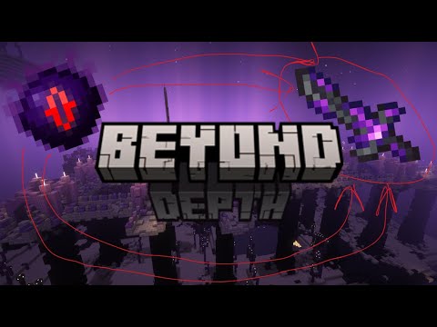 Minecraft playing BEYOND DEPTH Day 1 - YouTube
