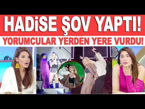 Hadise Murda'nın sahnedeki sıcak, samimi dansı büyük tepki çekti! Yorumcular çok sert eleştirdi!