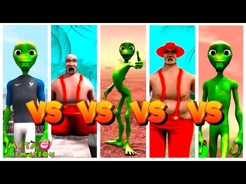 Speed Dance Challenge Dame Tu Cosita vs El Taiger vs Bad Santa | META ANIMATION