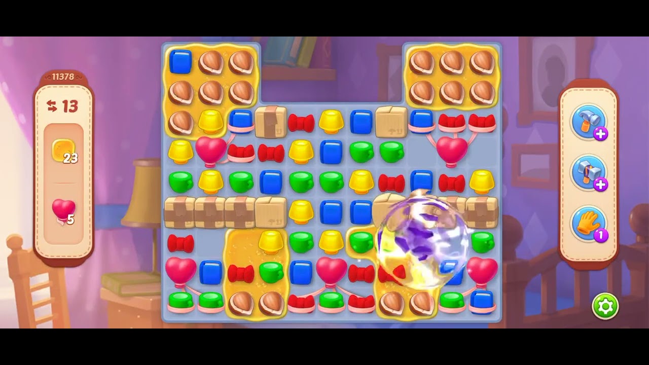 Homescapes level 11378 - YouTube