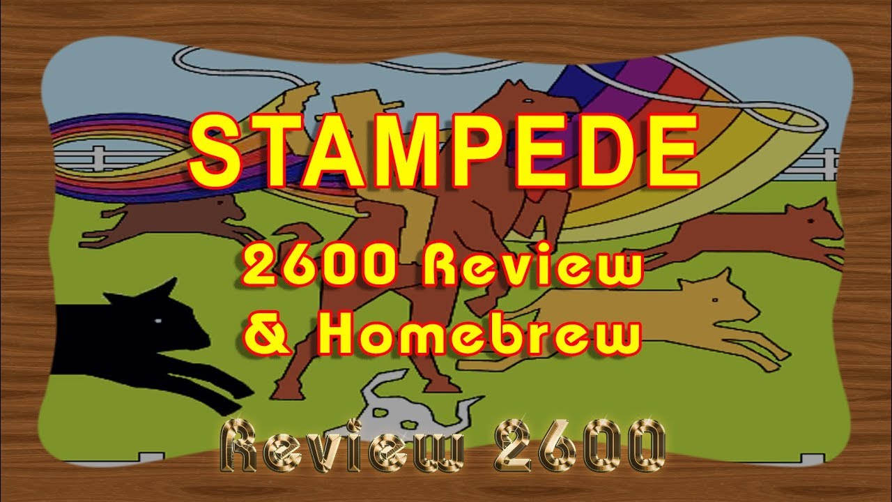Stampede | Atari 2600 Game Review | Episode 02 - YouTube