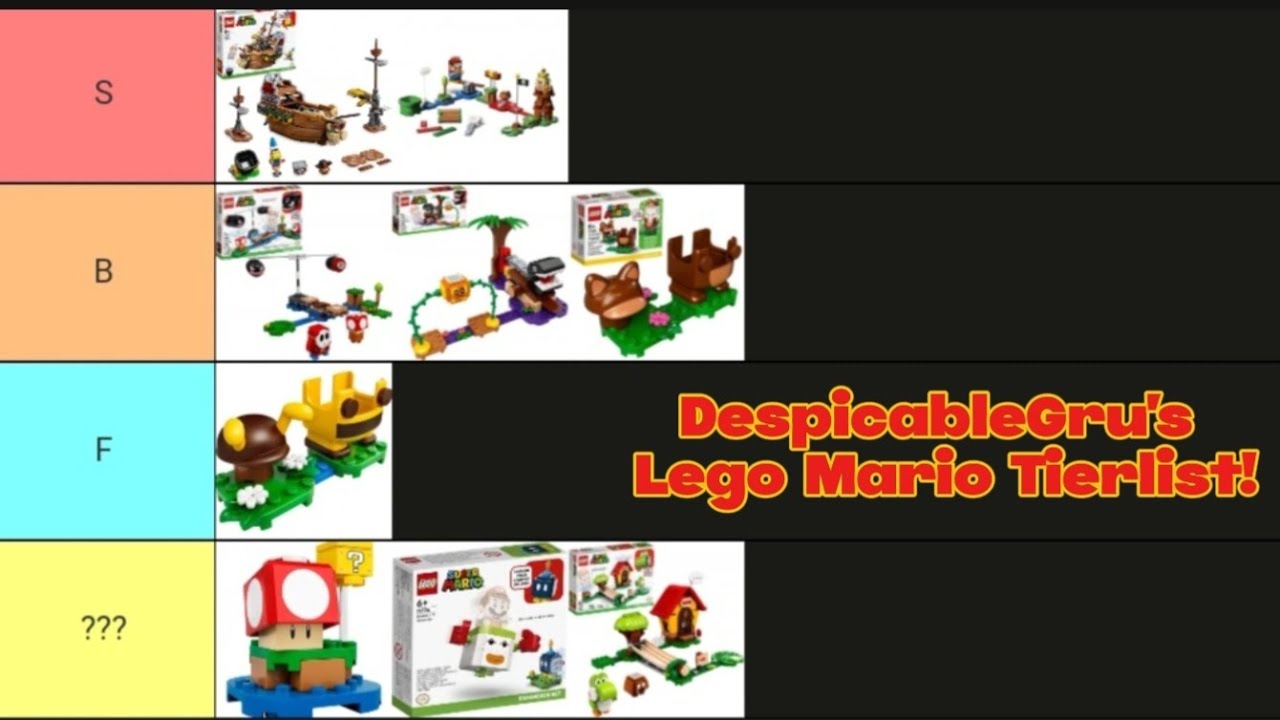 Ranking Every Lego Mario Set Tierlist! - YouTube