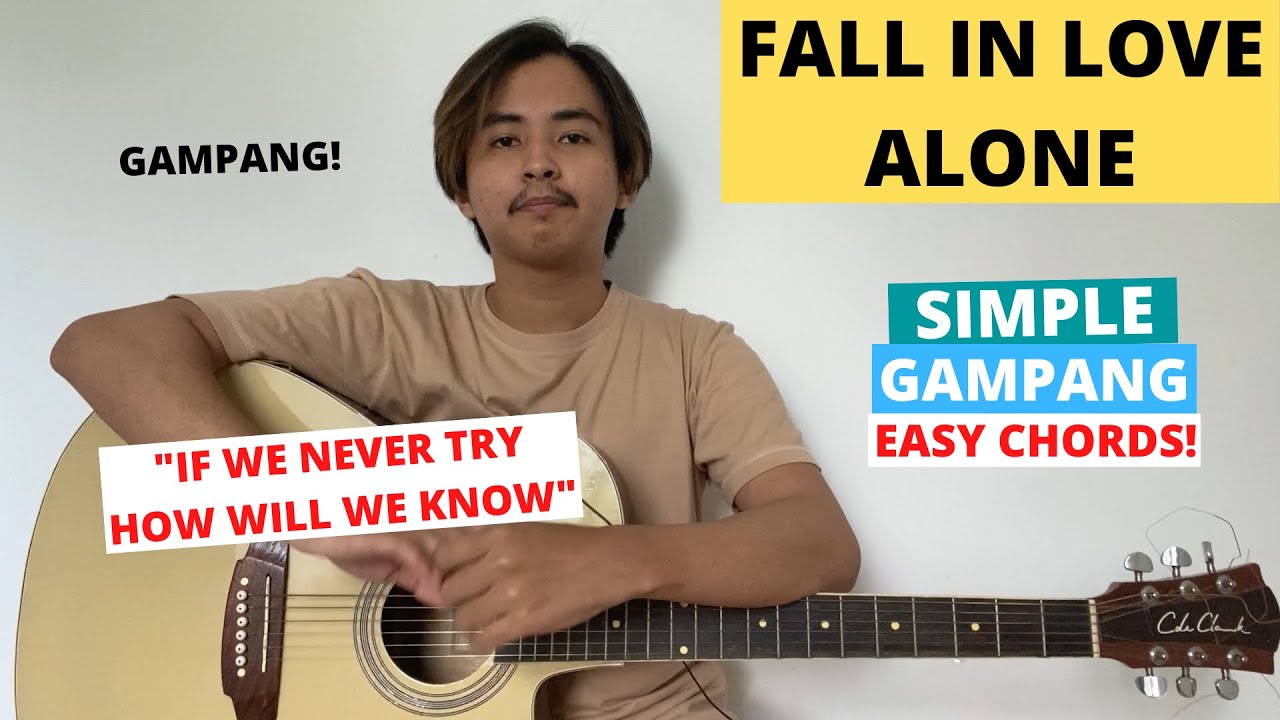 CHORD SIMPLE GAMPANG (Fall In Love Alone - Stacey Ryan) (Tutorial Gitar ...