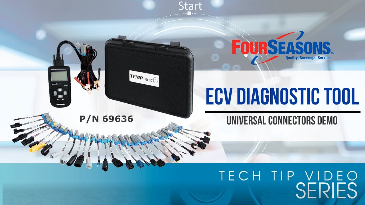 ECV Diagnostic Tool Universal Connectors Demo - YouTube