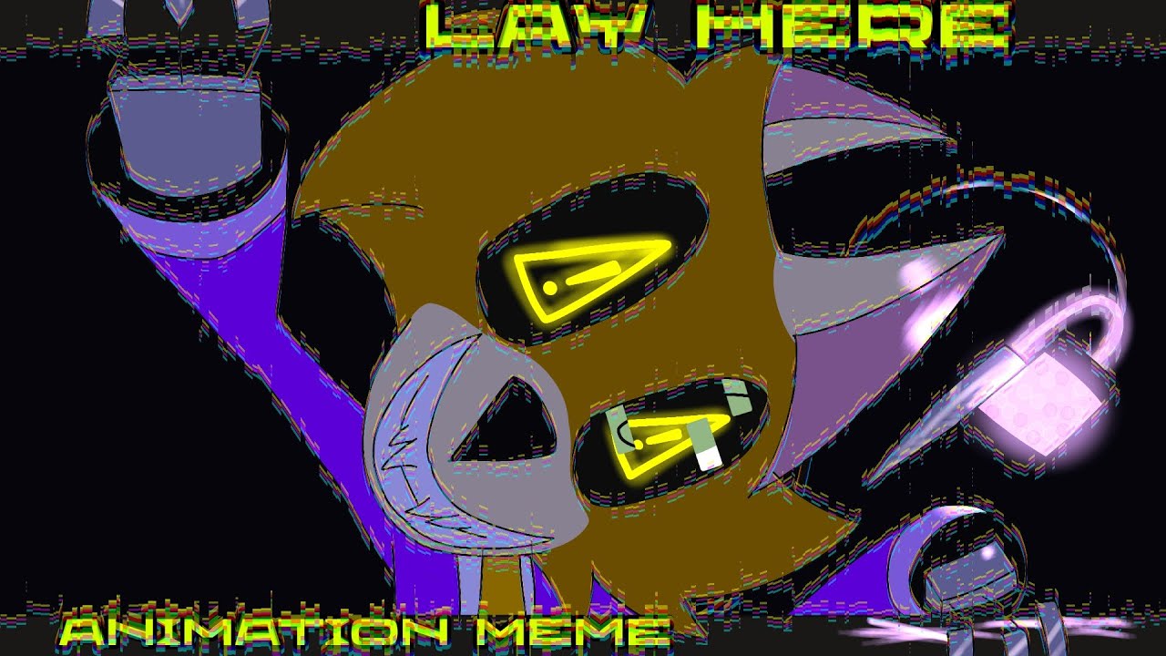 Lay here animation meme - YouTube