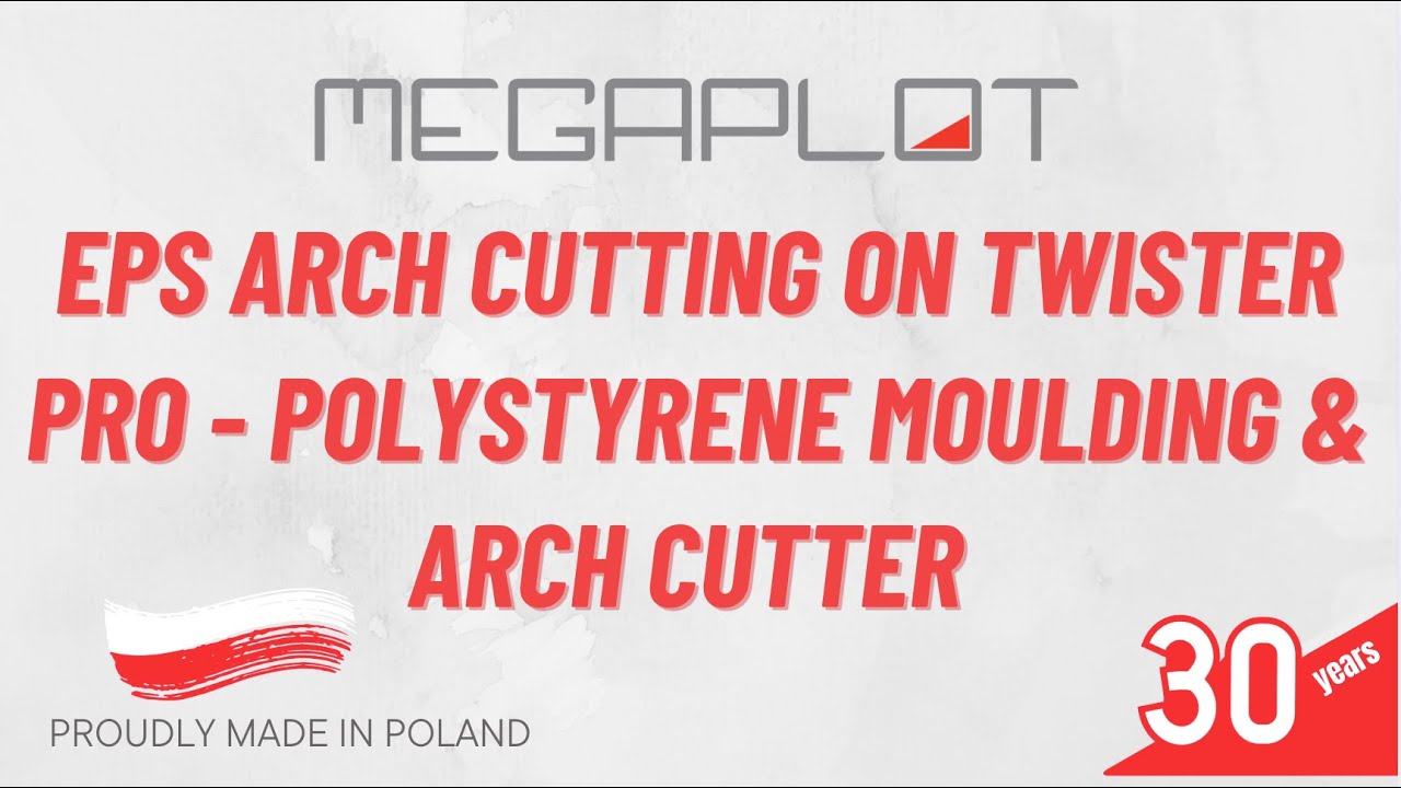 EPS Arch Cutting on Twister PRO by Megaplot Poland - polystyrene ...
