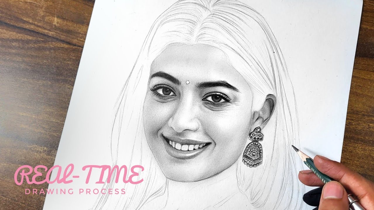 REAL-TIME Hyper Realistic Sketch drawing Process PART 2 - YouTube