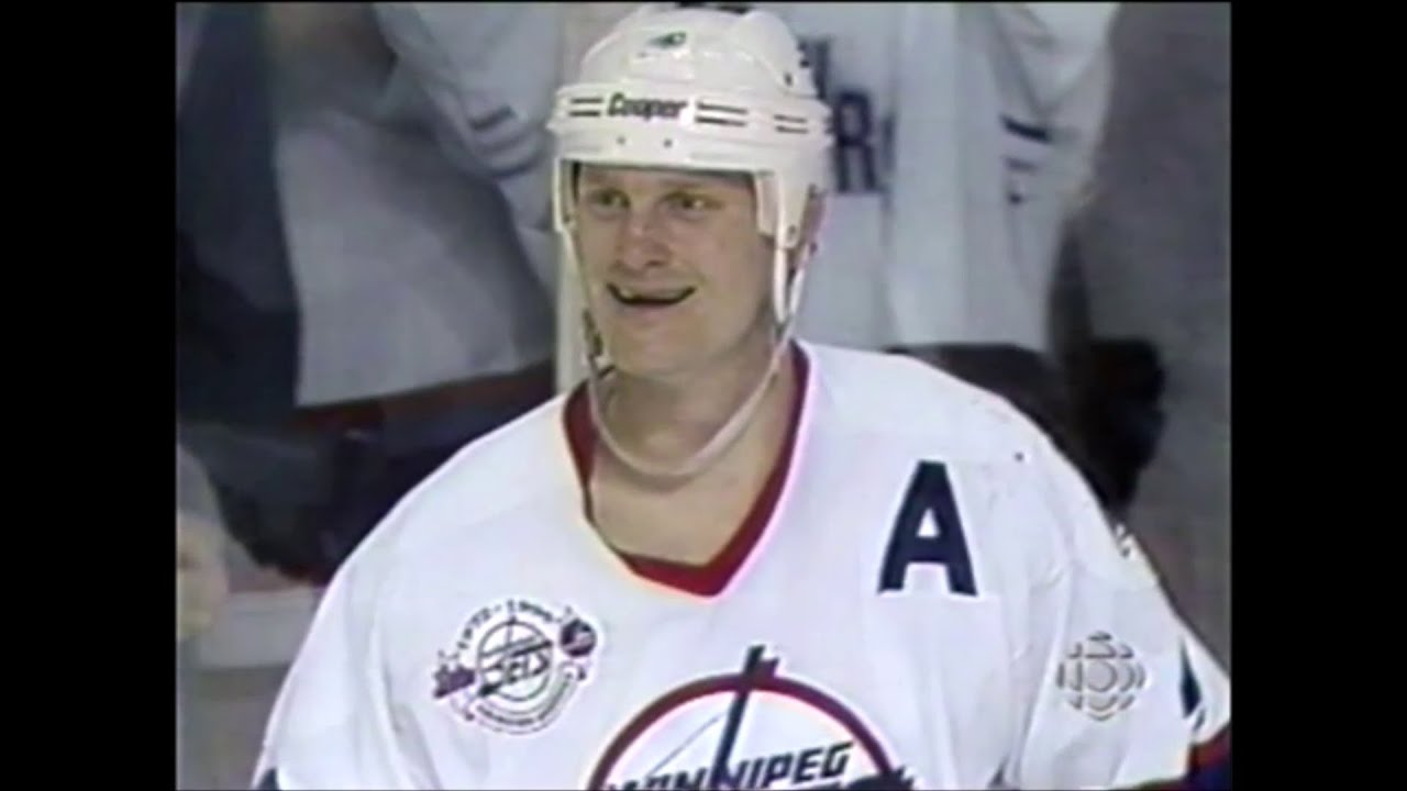 Winnipeg Jets vs Detroit Red Wings 1996 Dave Manson Goal Game 3 - YouTube